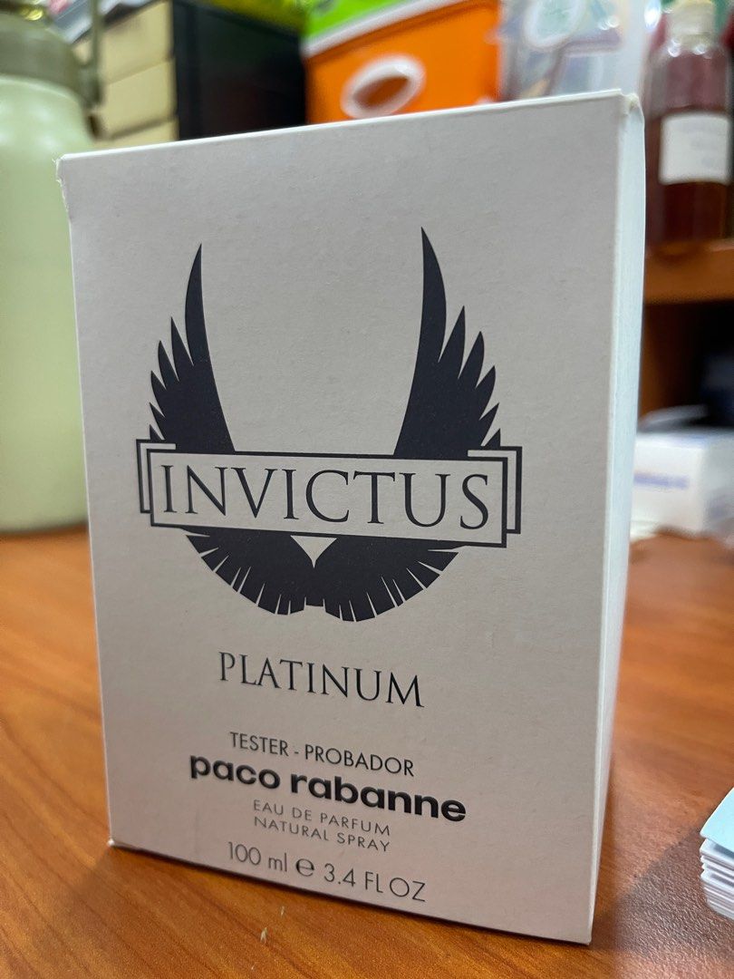 Paco Rabanne Invictus Platinum edp 100ml tester unit, Beauty & Personal ...