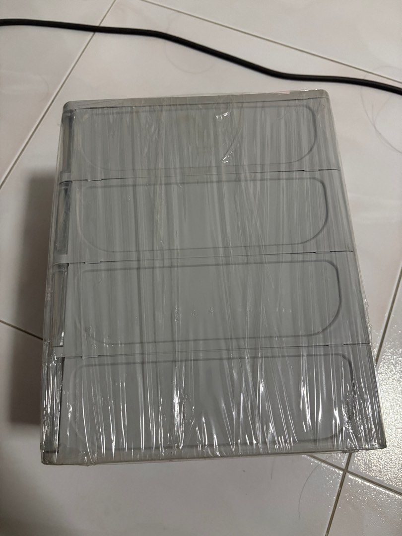 Plastic drawer stack (4 drawers, 22*15.4*26.2cm), Furniture & Home ...