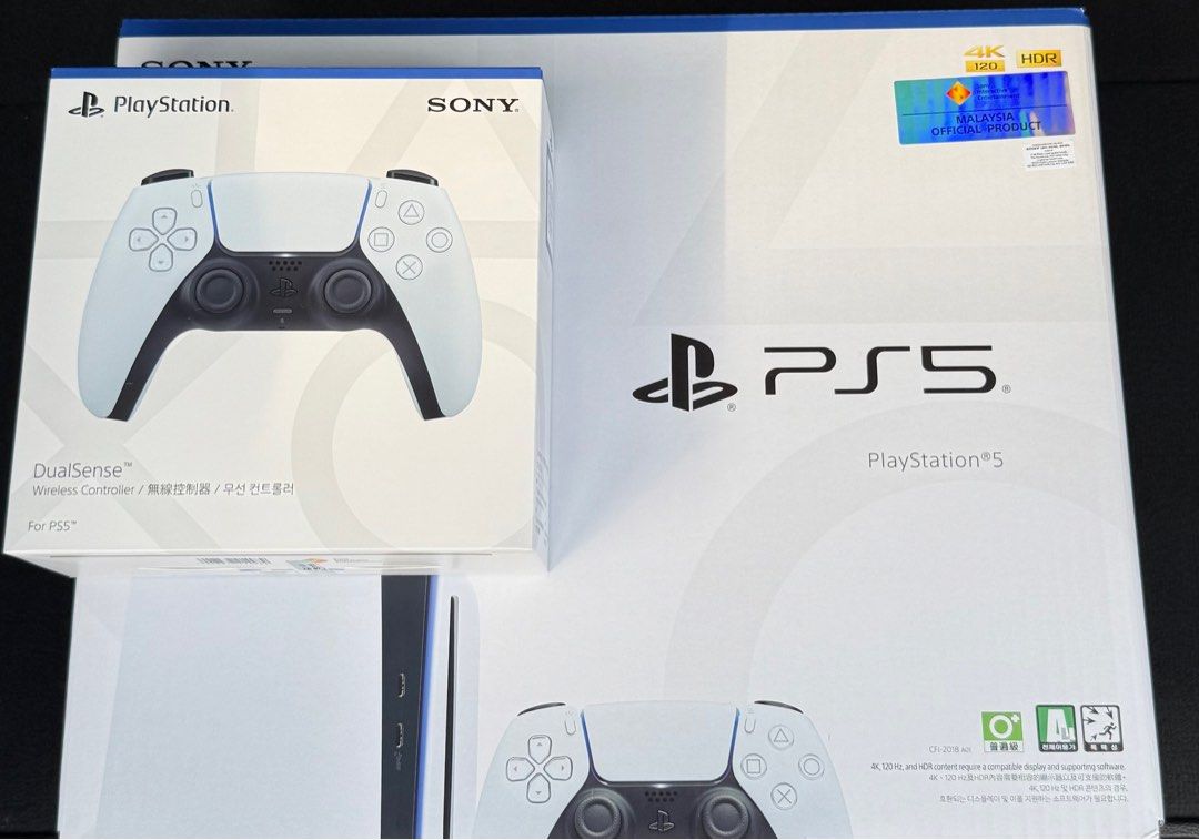 PlayStation 5 ( 2 controller / Disc Edition / slim ) MySet, Video ...