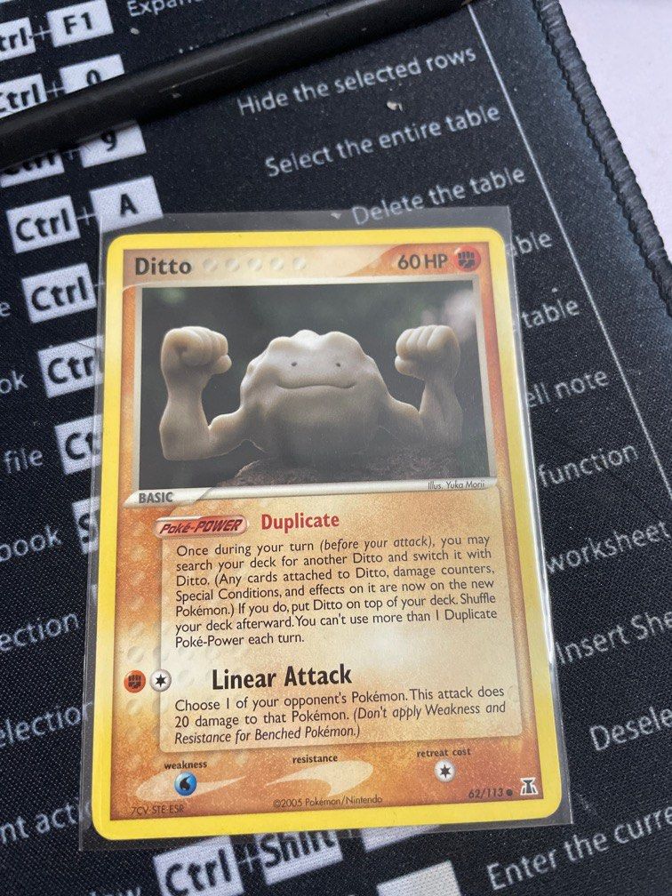 Pokemon Card Ditto vintage, Hobbies & Toys, Toys & Games on Carousell