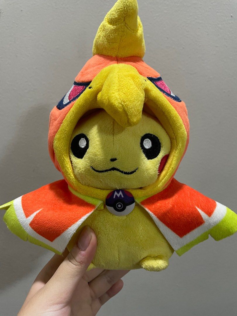 Pokemon Center Pikachu Ho-oh Poncho Plush, Hobbies & Toys, Toys & Games ...