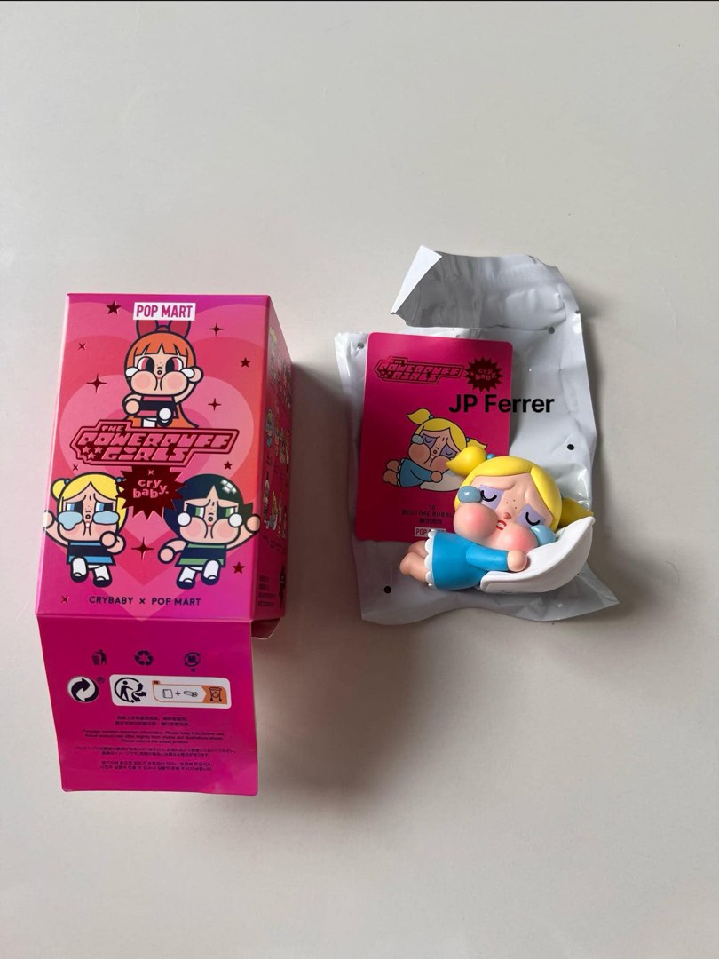 Pop Mart Crybaby x PPG Figures, Hobbies & Toys, Toys & Games on Carousell
