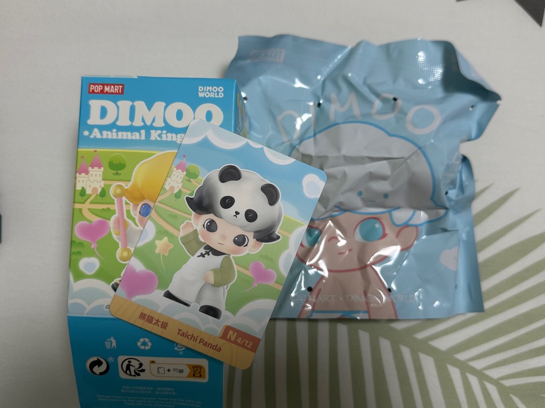 Pop Mart Dimoo Animal Kingdom Taichi Panda, Hobbies & Toys, Toys ...