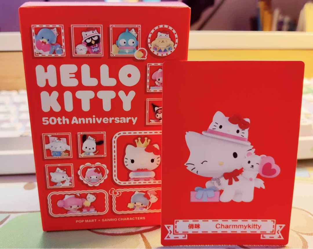 Popmart Hello Kitty 50th Anniversary Charmmykitty, Hobbies & Toys, Toys ...