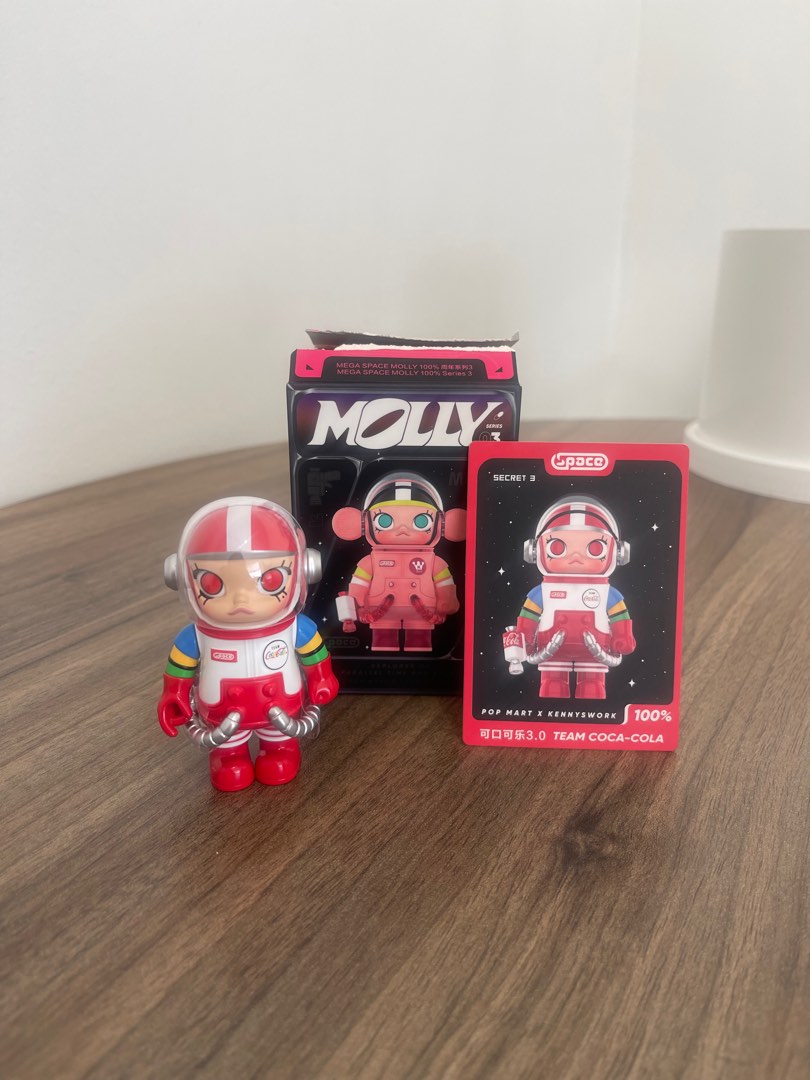 POPMART SPACE MOLLY SECRET COCA COLA, Hobbies & Toys, Toys & Games on ...