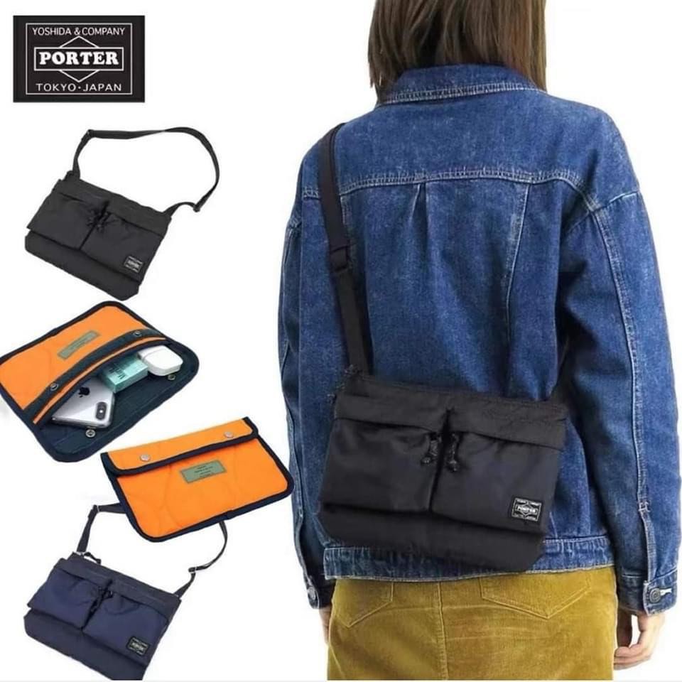PORTER Tokyo Force Shoulder Bag, 男裝, 袋, 背包 - Carousell