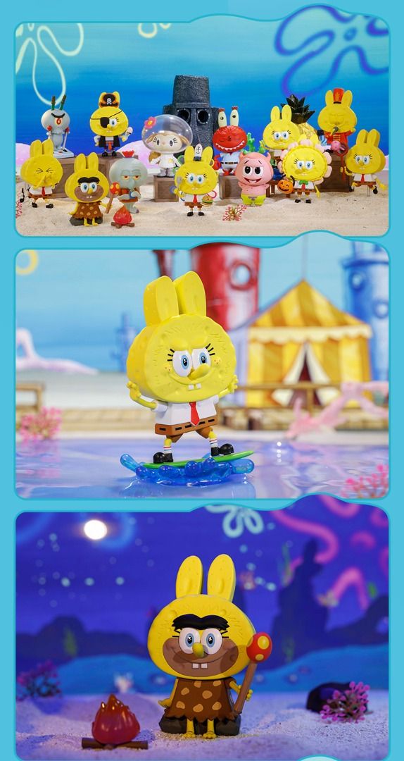 *PREORDER* POP MART [LABUBU WHOLE SET] SPONGEBOB x THE MONTERS SERIES ...