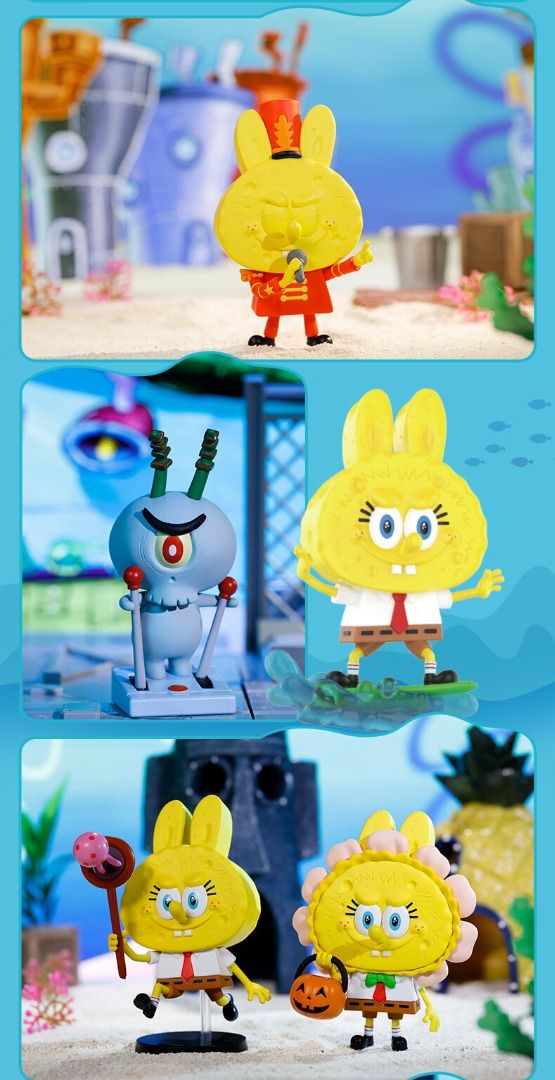 *PREORDER* POP MART [LABUBU WHOLE SET] SPONGEBOB x THE MONTERS SERIES ...