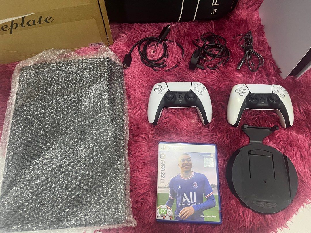 PS5 Disc Version MY set (2 controller + accessories), Video Gaming ...