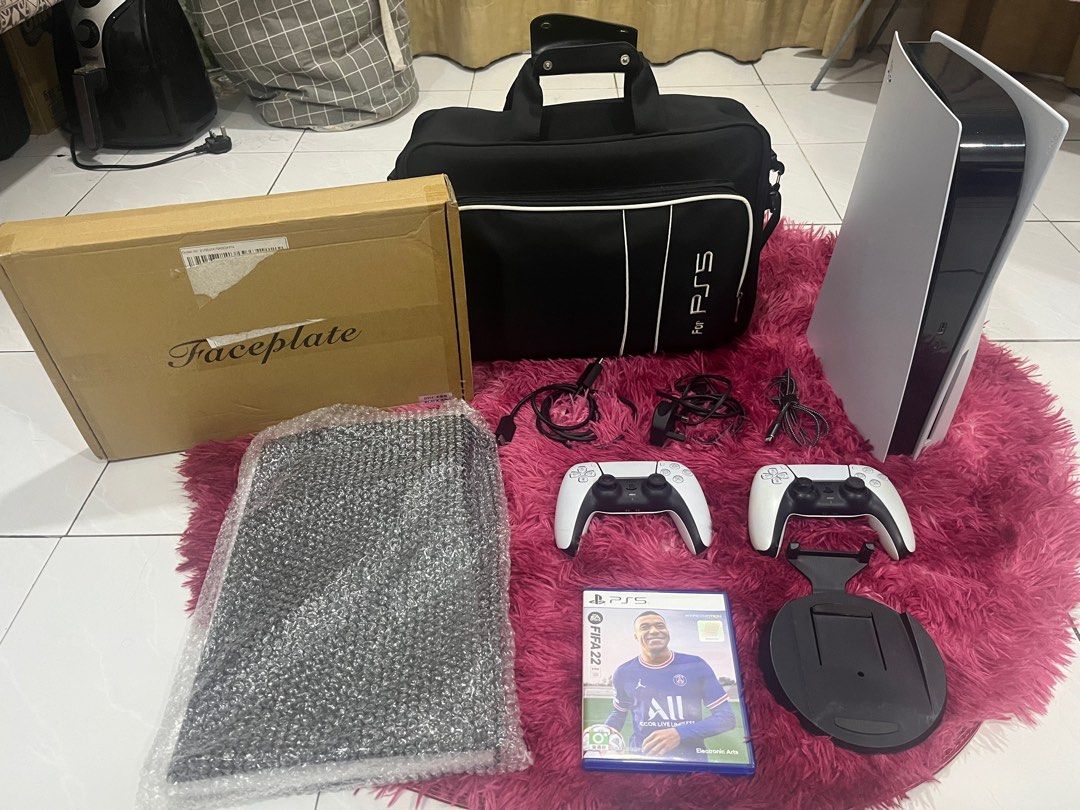 PS5 Disc Version MY set (2 controller + accessories), Video Gaming ...