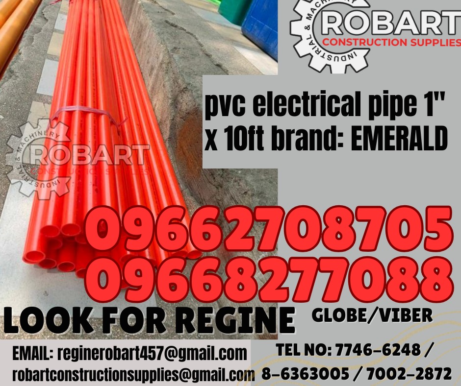 pvc electrical pipe 1'' x 10ft brand: EMERALD, Commercial & Industrial ...