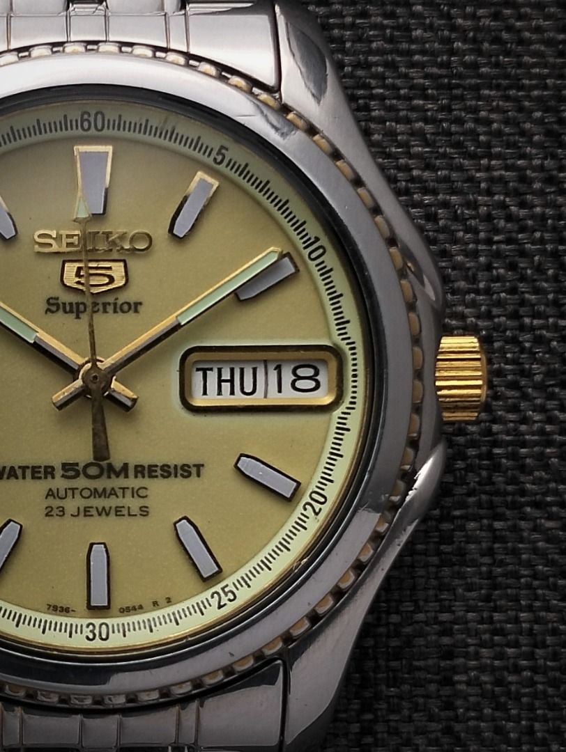 Rare and Collectible Seiko Superior Full Lume Dial with Chinese ...