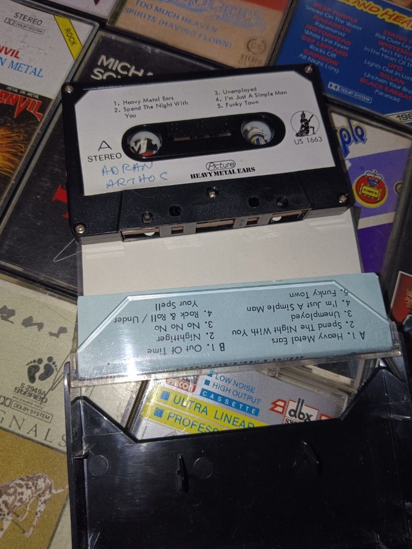 Rare Vintage Bootleg Cassette Keset Picture Heavy Metal Ears, Hobbies ...