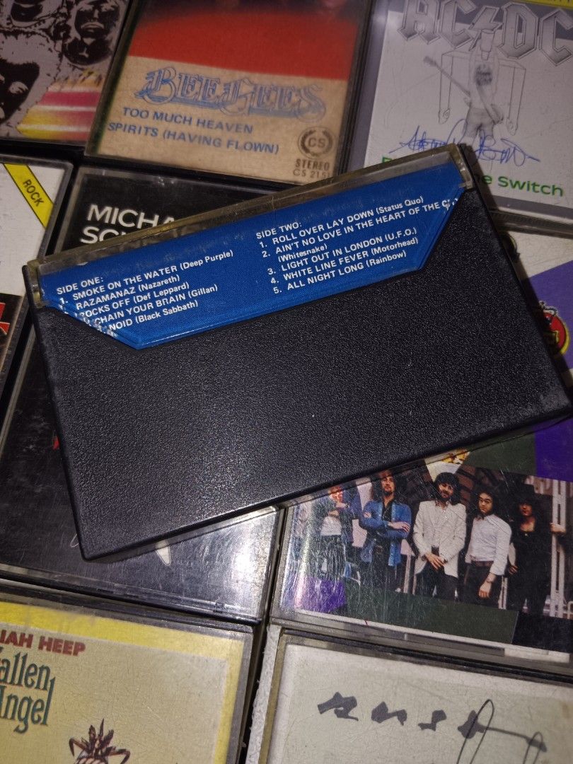 Rare Vintage Bootleg Cassette Keset Live and Heavy Rock Compilation ...