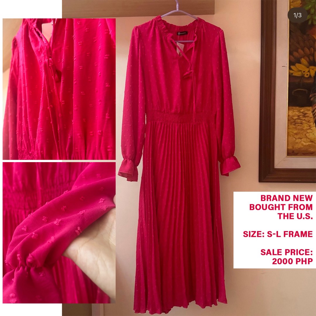 Red maxi dress, Women's Fashion, Dresses & Sets, Dresses on Carousell