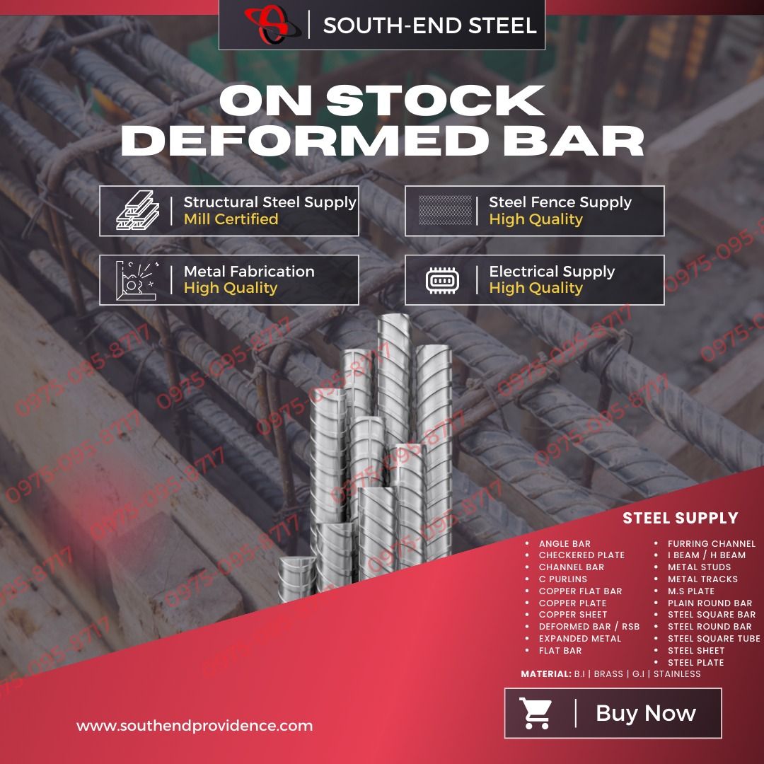 Reinforcing Steel Bars / Corrugated Rebar / Deformed Bar Grade 33 / RSB ...