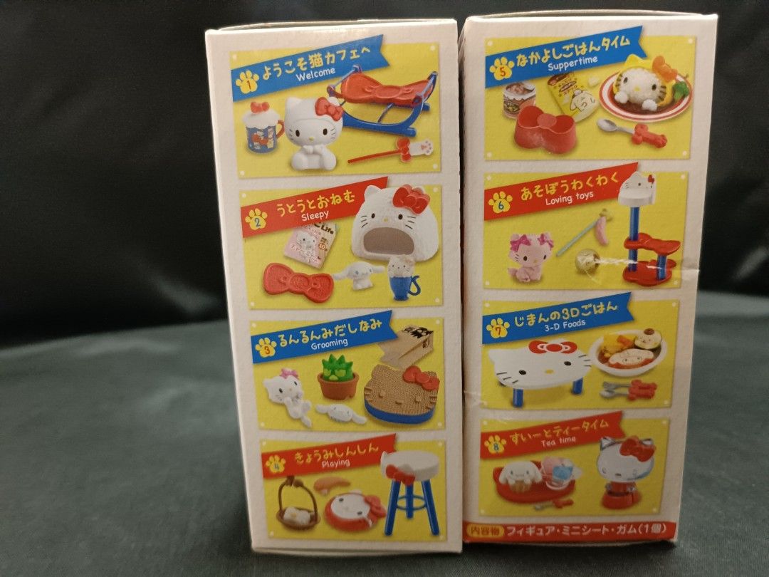 Re-ment Sanrio Hello kitty cat cafe Miniature, Hobbies & Toys, Toys ...