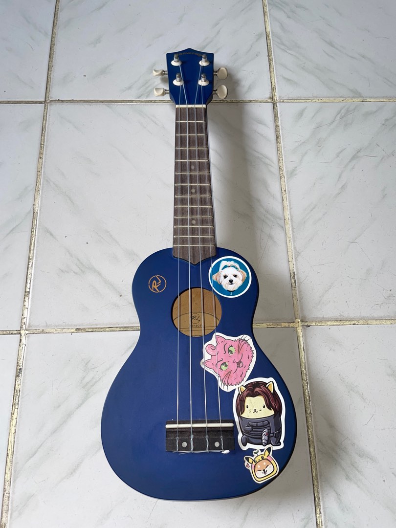 RJ Guitars Soprano Ukulele - Boracay Model in Blue, Hobbies & Toys ...