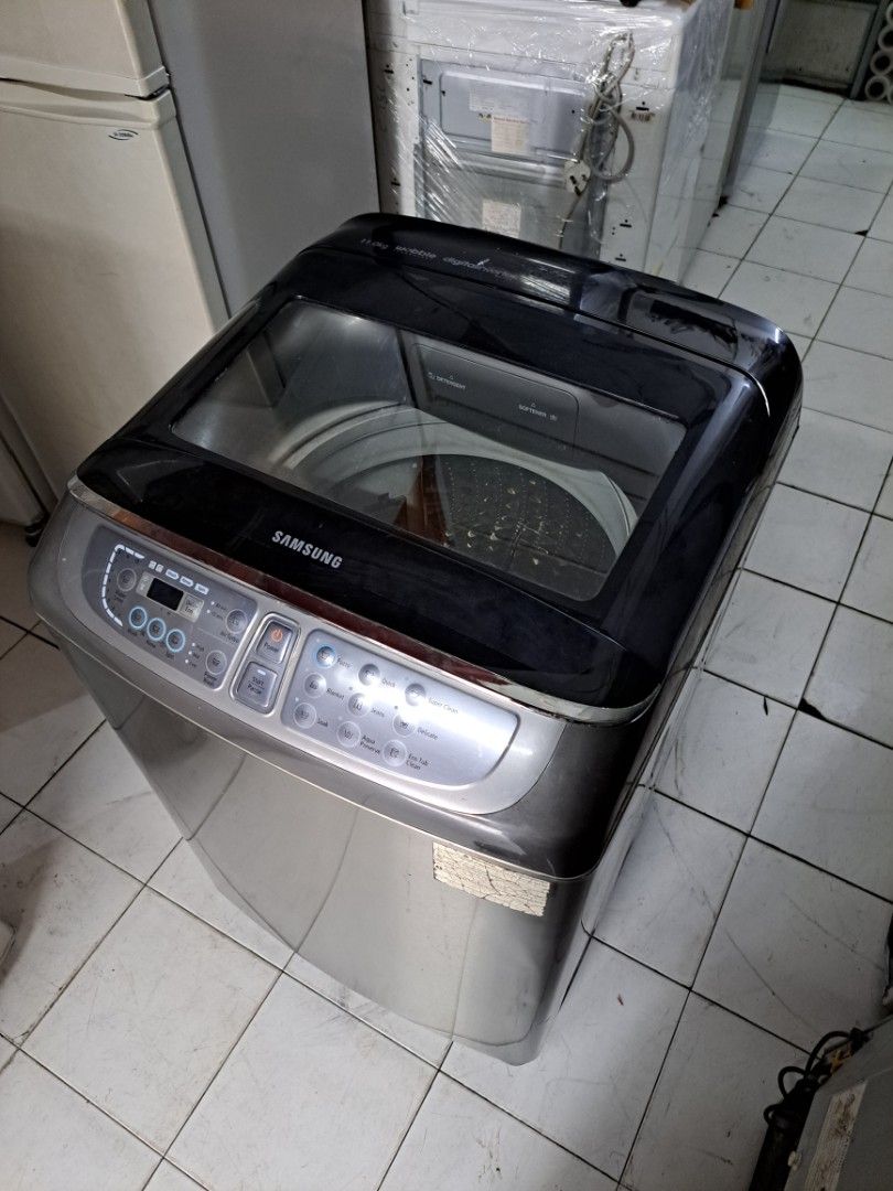 Samsung 11kg full automatic warning machine good condition one month warntey ada, TV & Home ...