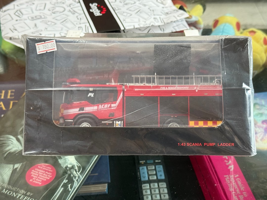 SCDF fire engine Scania Pump Ladder, Hobbies & Toys, Toys & Games on ...