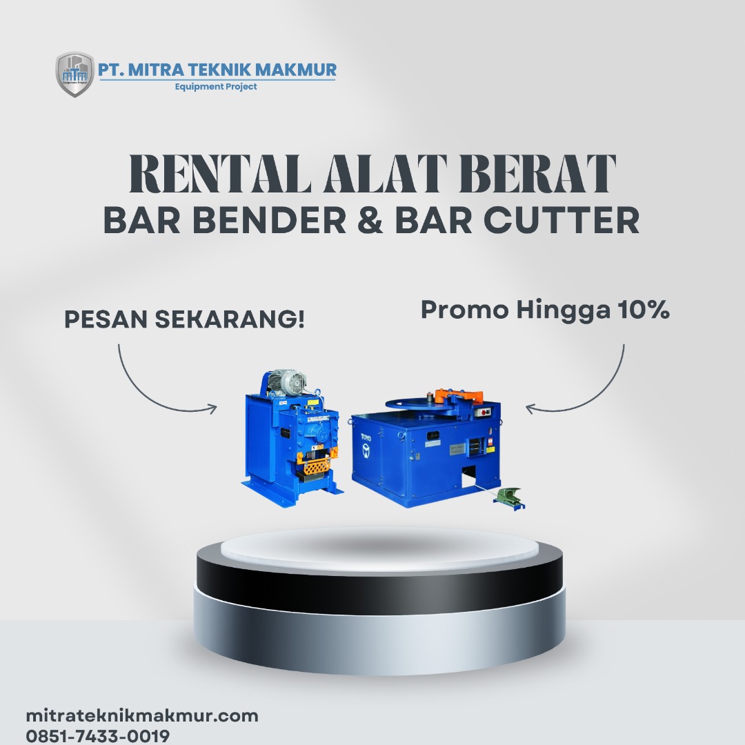 Sewa Bar Bender | Bar Cutter | Penekuk Besi | Pemotong Besi Kota Banda ...
