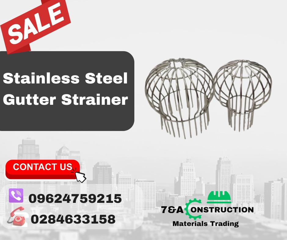 Stainless Steel Gutter Strainer, Commercial & Industrial, Construction ...