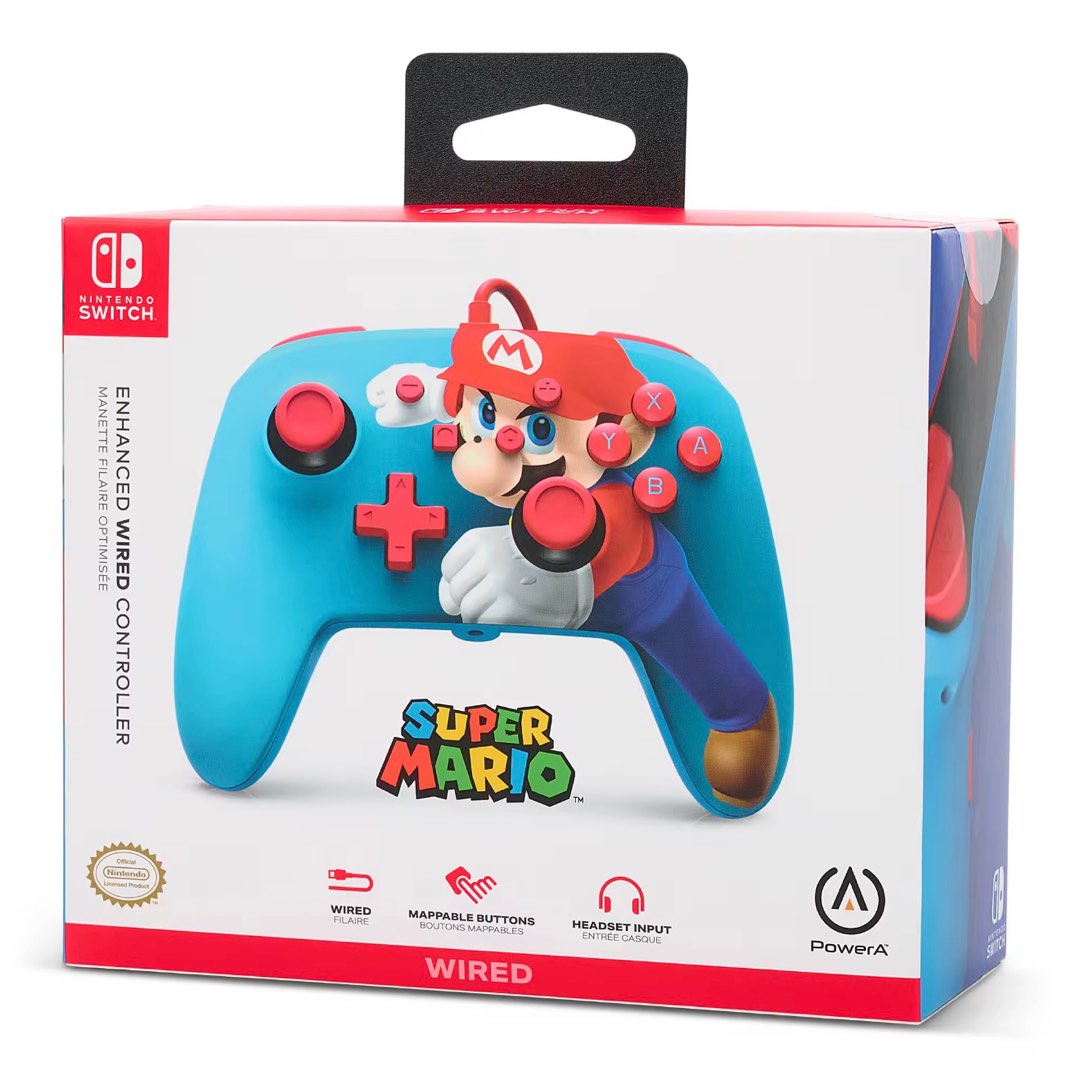 Super Mario Nintendo Switch Controller, Video Gaming, Video Game ...