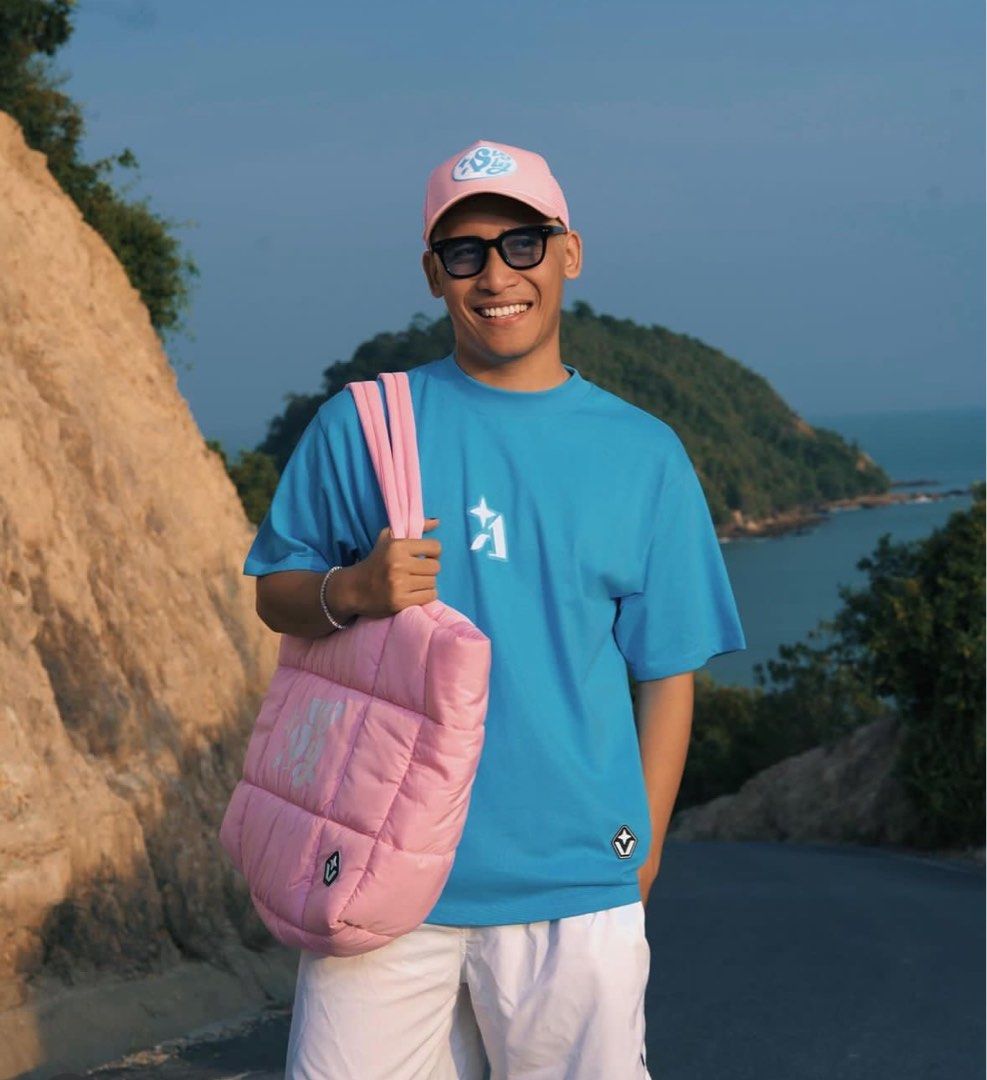 SVG ASLY BLUE TEE, Men's Fashion, Activewear on Carousell