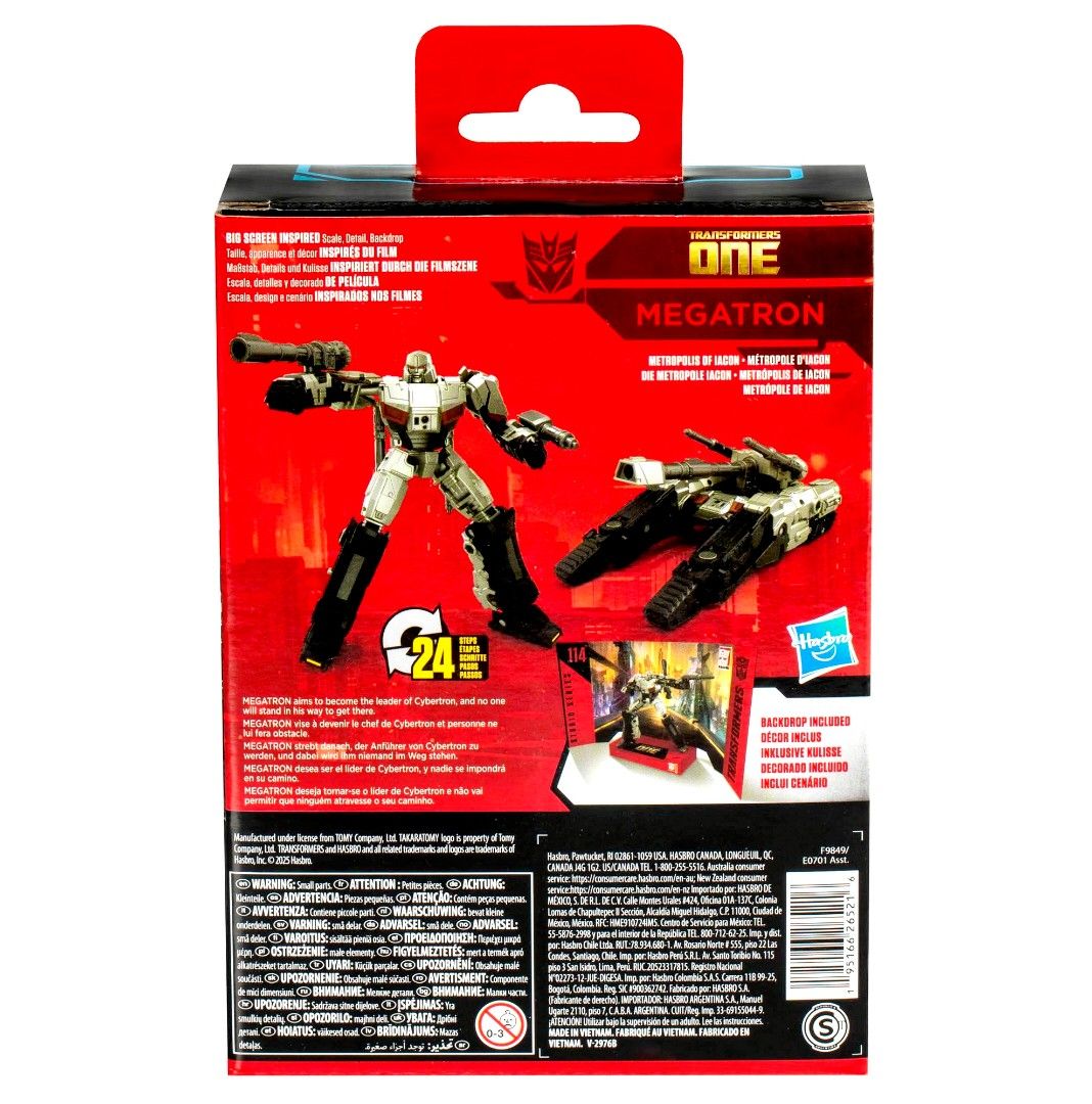 Transformers One Studio Series SS 114 Megatron Deluxe Class, Lego Speed ...