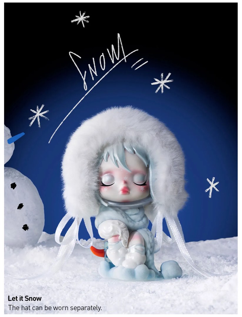 Let It Snow Skullpanda Popmart, Hobbies & Toys, Toys & Games on Carousell