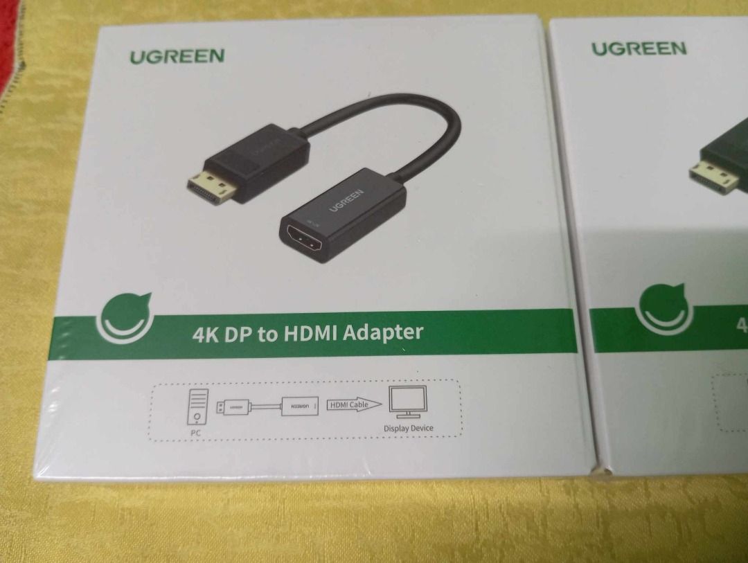 ugreen adapter 4k displayport to hdmi, Computers & Tech, Parts & Accessories, Cables & Adaptors ...