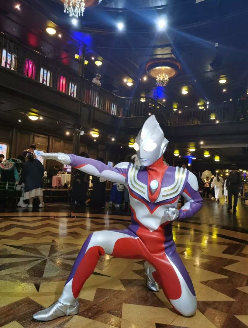Ultraman Tiga Cosplay Suit, Hobbies & Toys, Toys & Games on Carousell
