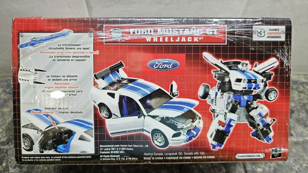 WHEELJACK FORD MUSTANG GT - 2004 Hasbro Transformers Alternators Series ...