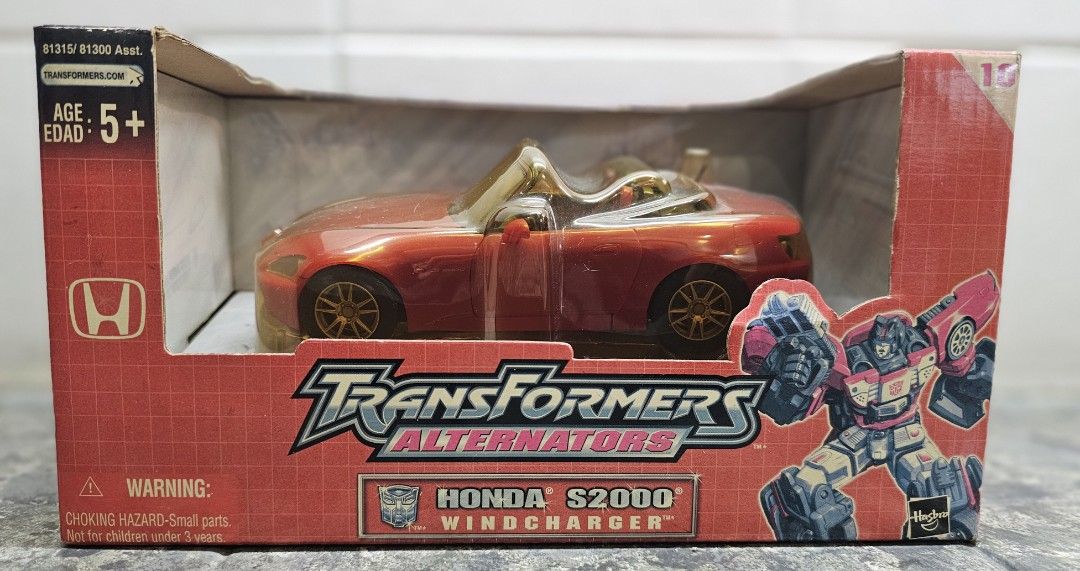 WINDCHARGER HONDA S2000 - 2004 Hasbro Transformers Alternators Series ...