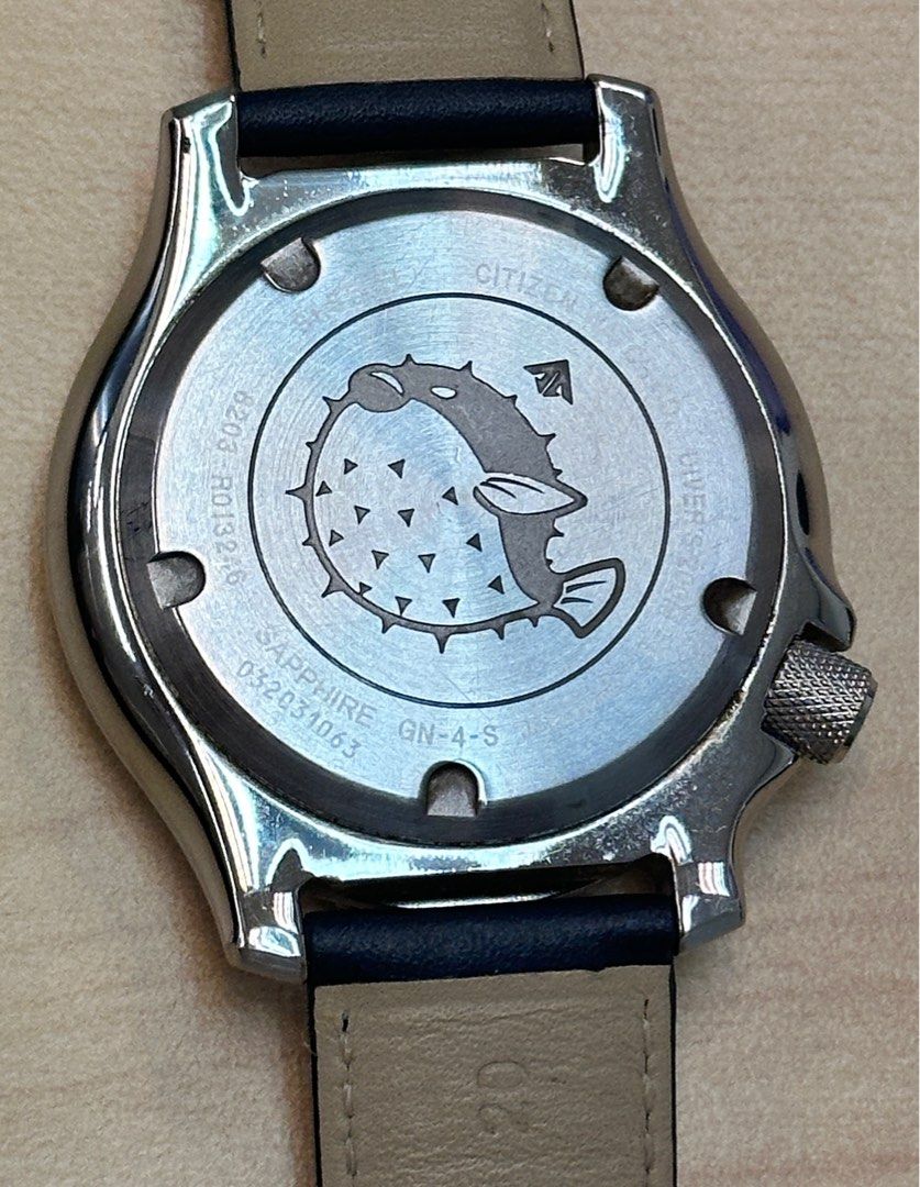 (100% Original) Citizen Promaster Fugu 3rd Gen. NY0110-13E Automatic Divers 200M Sapphire Glass ...