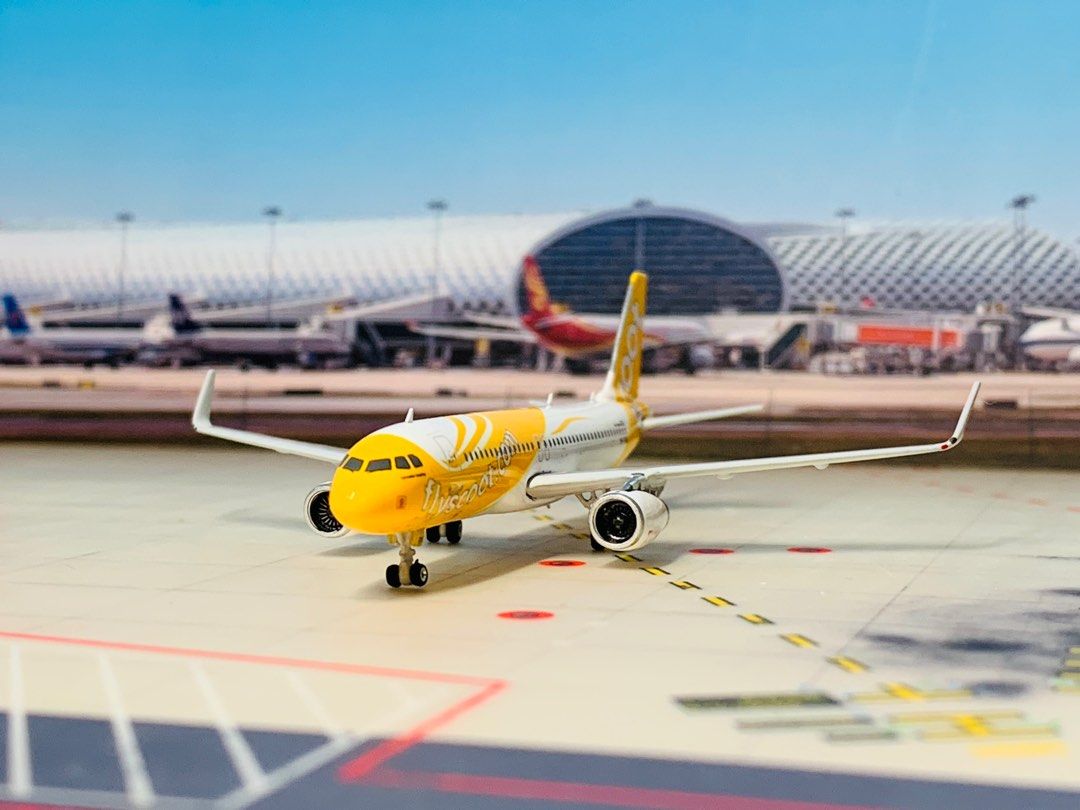 1:400 Scoot A320/ Standard livery/ Reg No. 9V-TRN By Phoniex, Hobbies ...