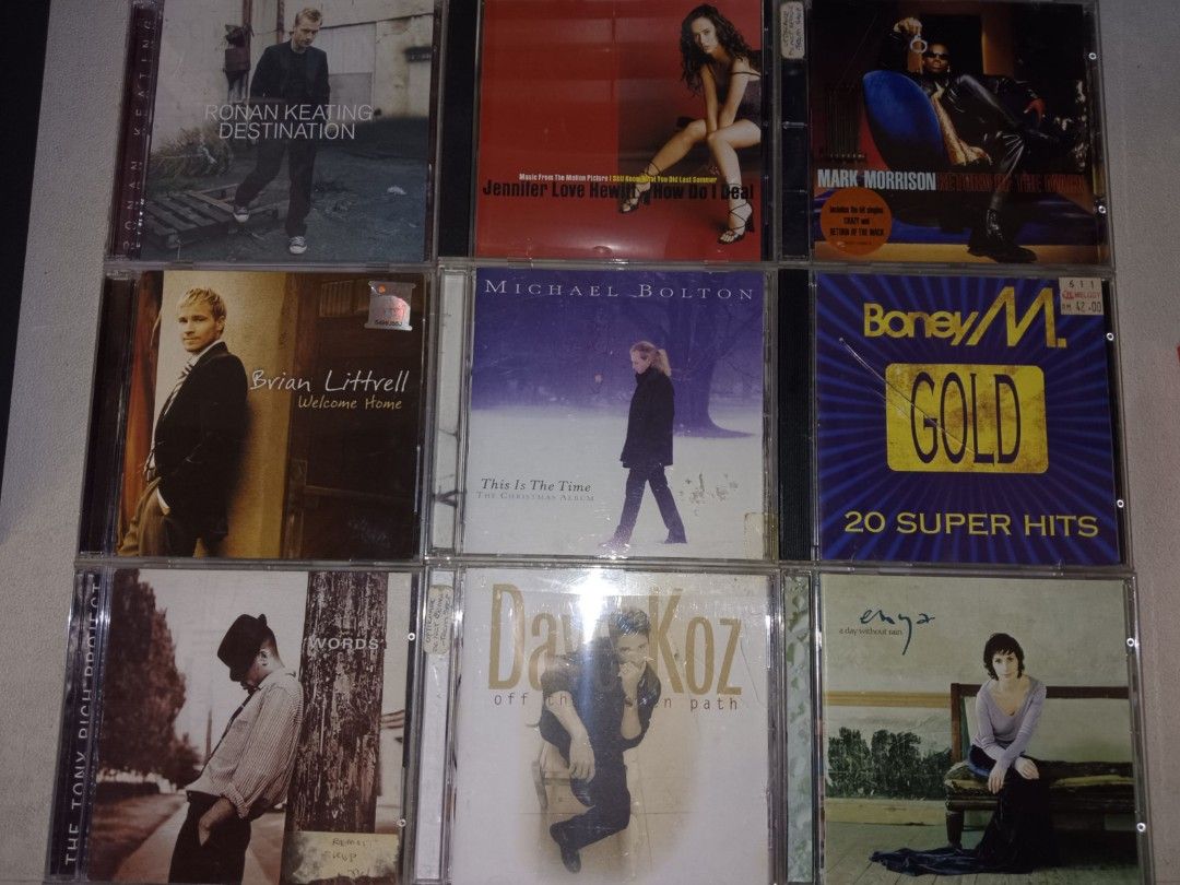 All Original Vintage CD English Song RM25 each, Hobbies & Toys, Music ...