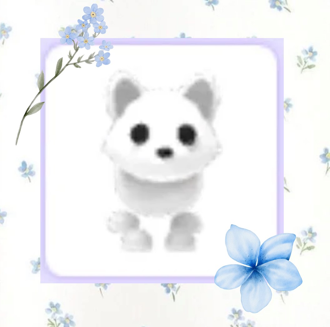 Arctic fox adopt me pet!, Video Gaming, Gaming Accessories, In-Game ...
