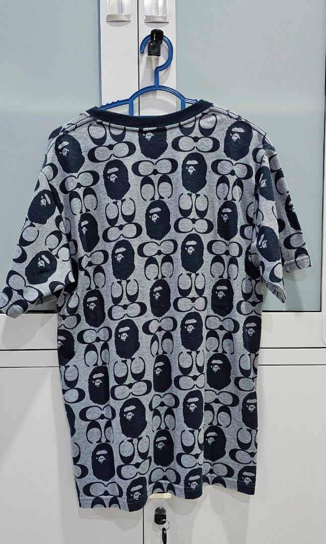 Authentic Coach X Bape, Men's Fashion, Tops & Sets, Tshirts & Polo Shirts on Carousell