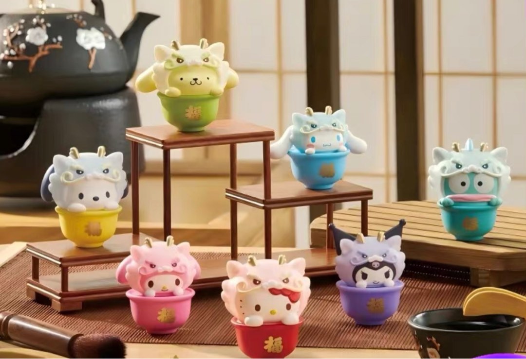 Bandai Sanrio Dragon Tea Blind Box Series / FULL SET / CONFIRMED DESIGN ...