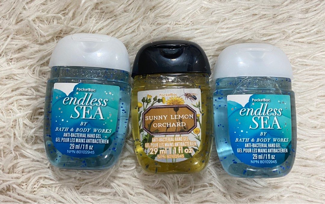 BATH & BODY WORKS POCKETBAC ENDLESS SEA /SUNNY LEMON ORCHrd, Beauty & Personal Care, Hands ...