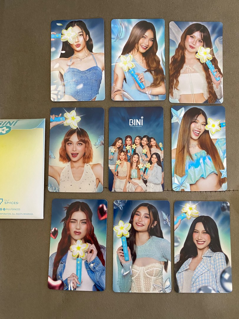 Bini Lighstick (Official Photocards), Hobbies & Toys, Memorabilia ...