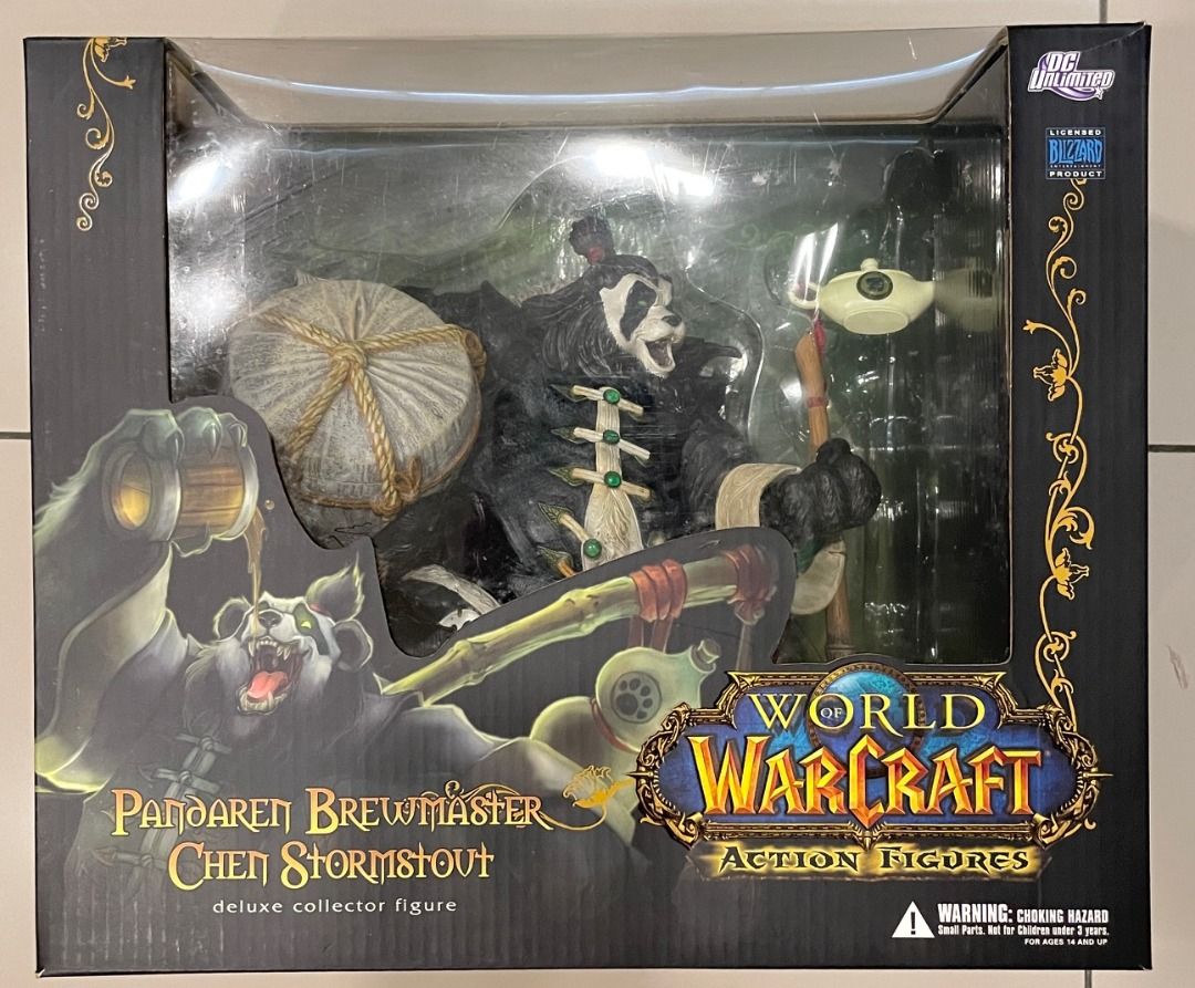 Blizzard World of Warcraft Pandaren Brewmaster Deluxe Collector Action ...