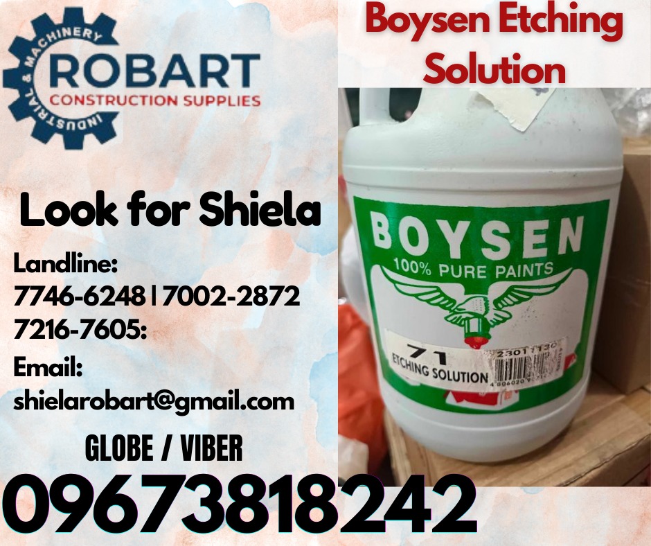 Boysen Etching Solution, Commercial & Industrial, Construction Tools ...