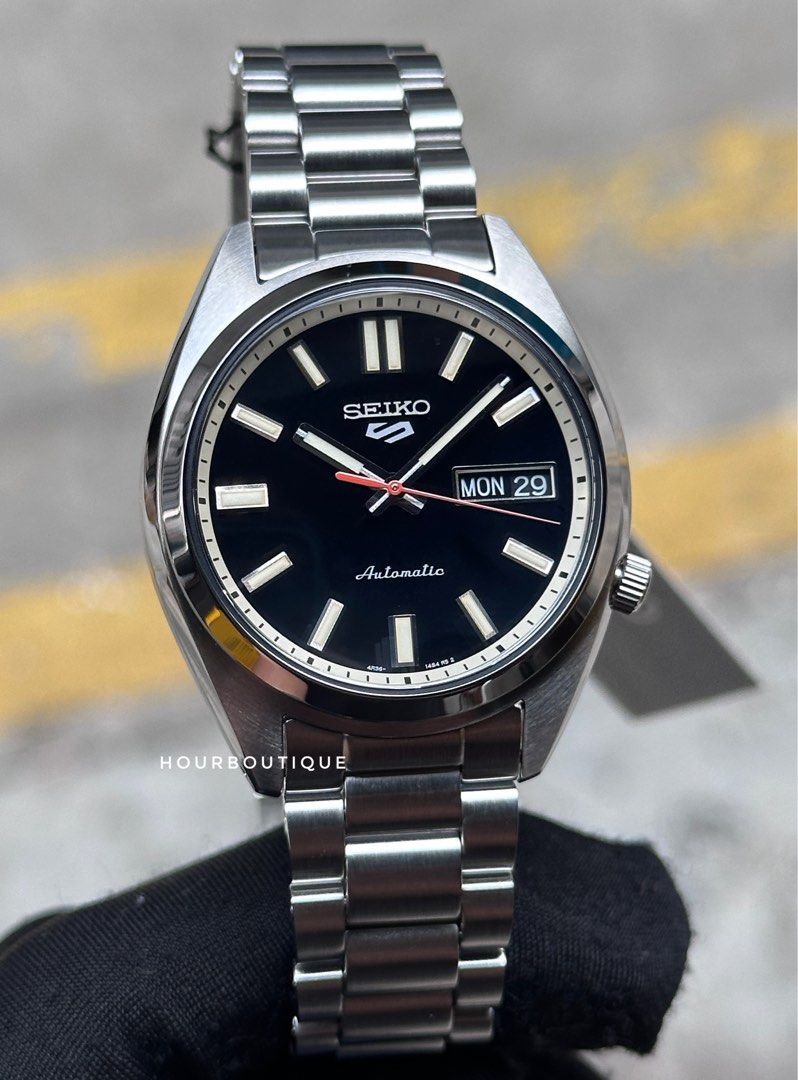 Brand New Seiko 5 Vintage Reissue Black Dial Automatic Watch SRPK89K1 ...