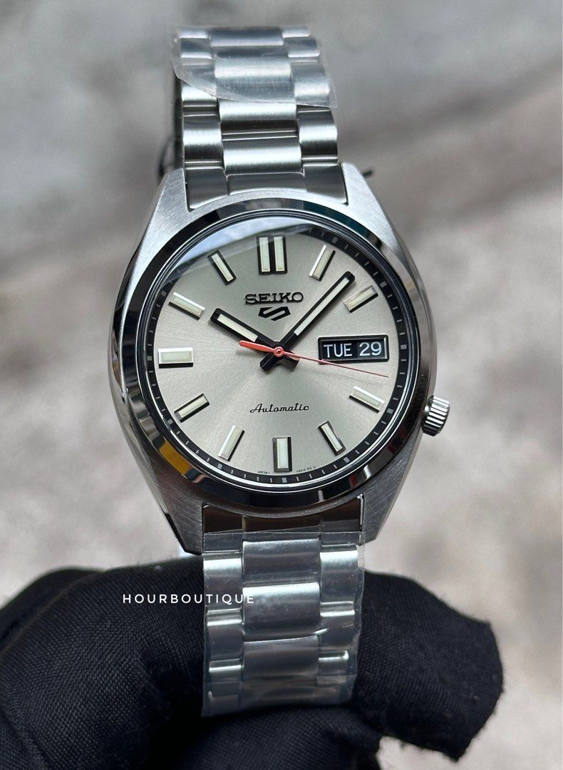 Brand New Seiko 5 Vintage Reissue Cream Dial Automatic Watch SRPK91K1 ...