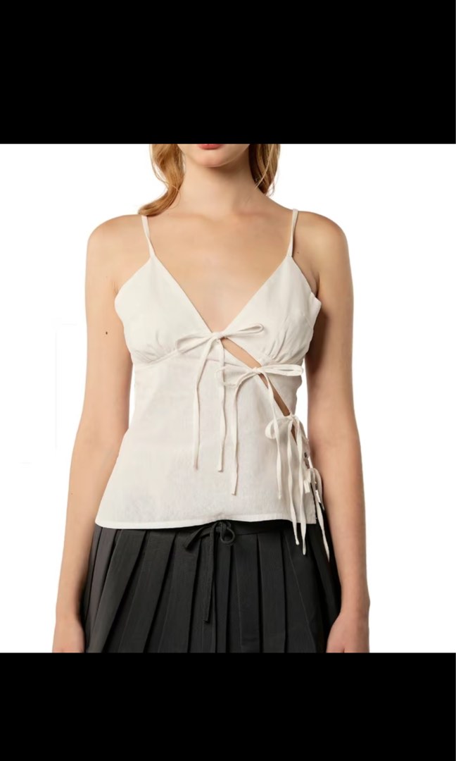 BSCO WHITE MULAN TOP, Women's Fashion, Tops, Blouses on Carousell