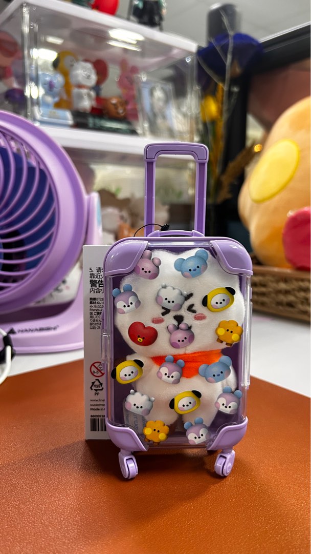 BT21 RJ MINI PLUSH DOLL IN LUGGAGE (tiny edition), Hobbies & Toys ...