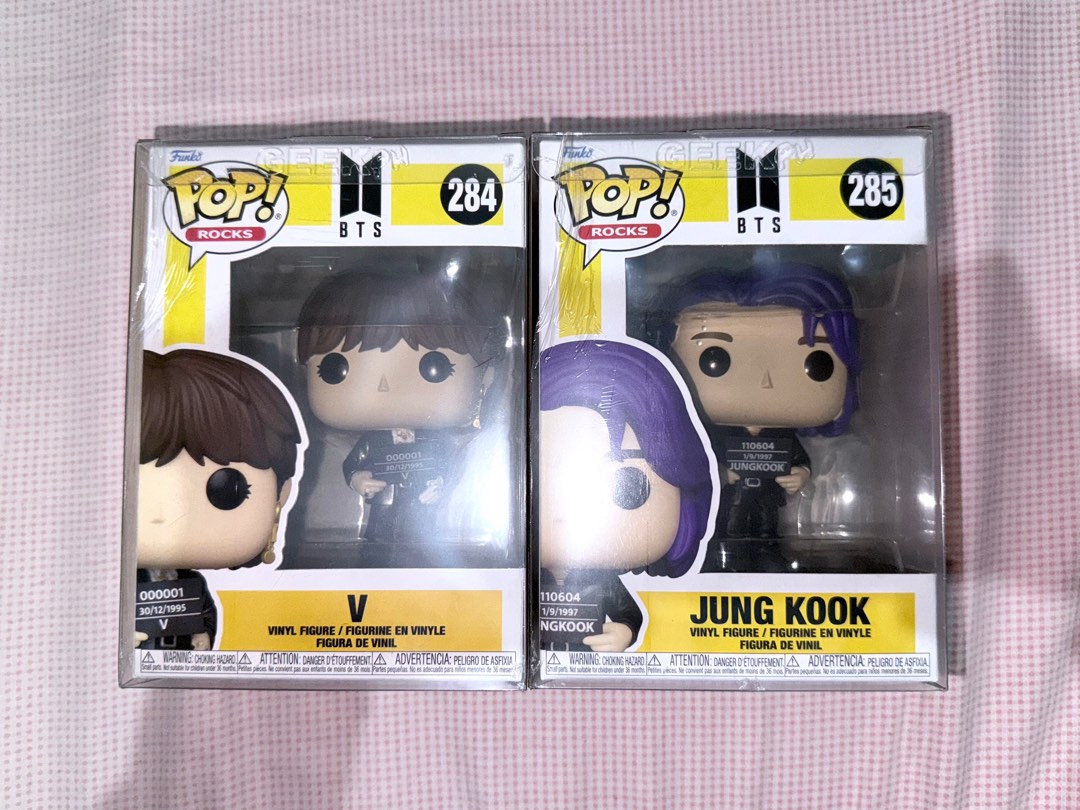 BTS Butter Funko Pop figurines - V and Jung Kook, Hobbies & Toys, Memorabilia & Collectibles, K ...