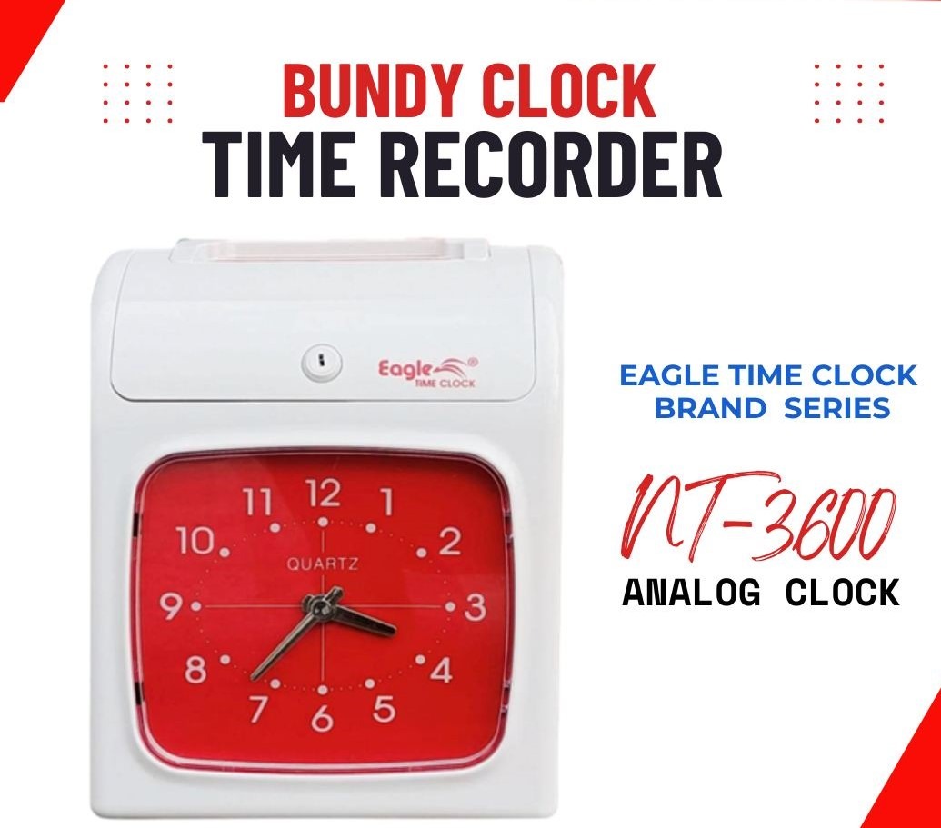BUNDY CLOCK NT-3600 (ANALOG CLOCK), Computers & Tech, Office & Business ...
